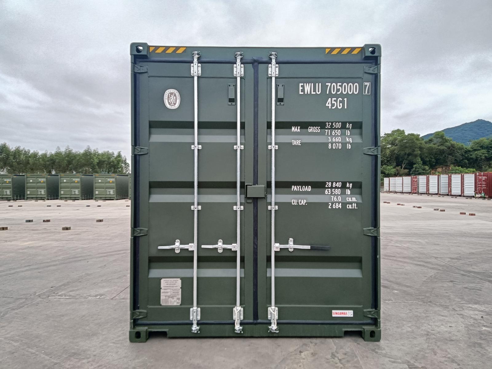 40ft High Cube Double Door Container | K-tainer Trading B.V.