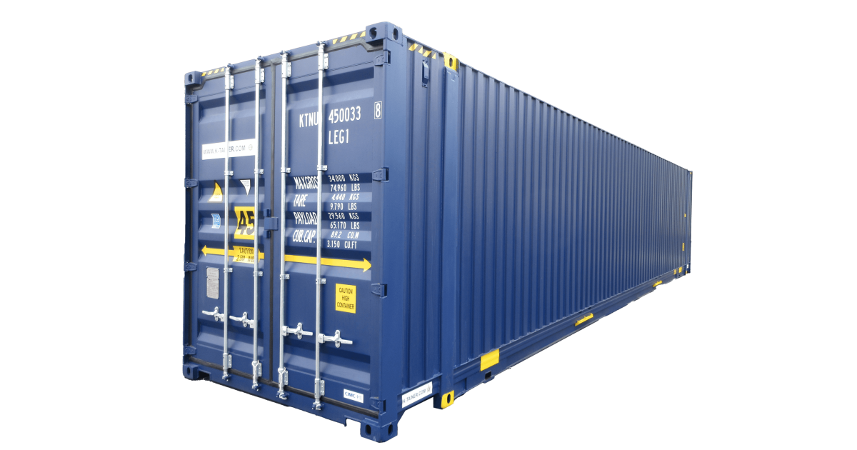 45ft High Cube Pallet Wide Container | K-tainer Trading B.V.