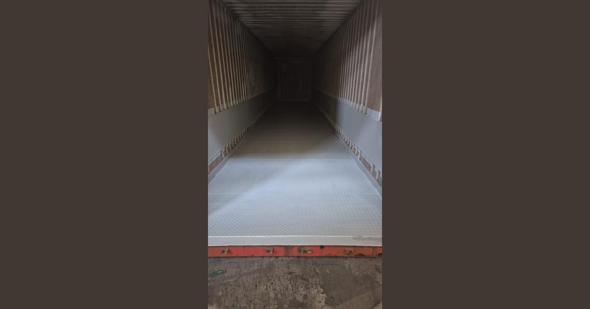 Härtelaste Modifikation für 45’PWHC Container | K-tainer Trading B.V.