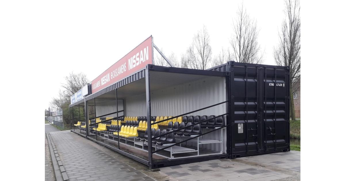 Storage container for football club | K-tainer Trading B.V.
